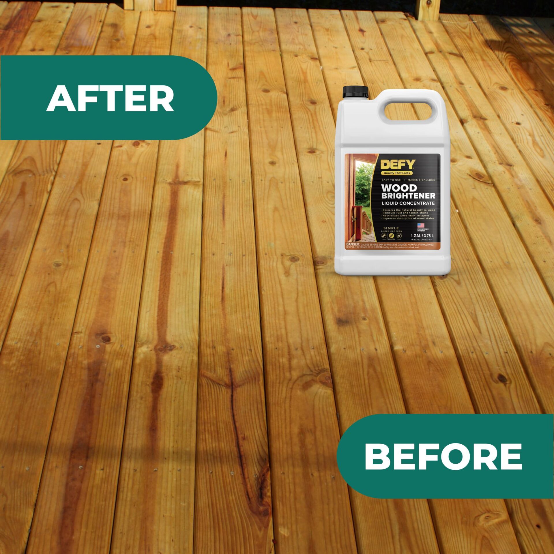 Defy Extreme Clear 1 Gallon | Defy Extreme Clear | DeckStain.com