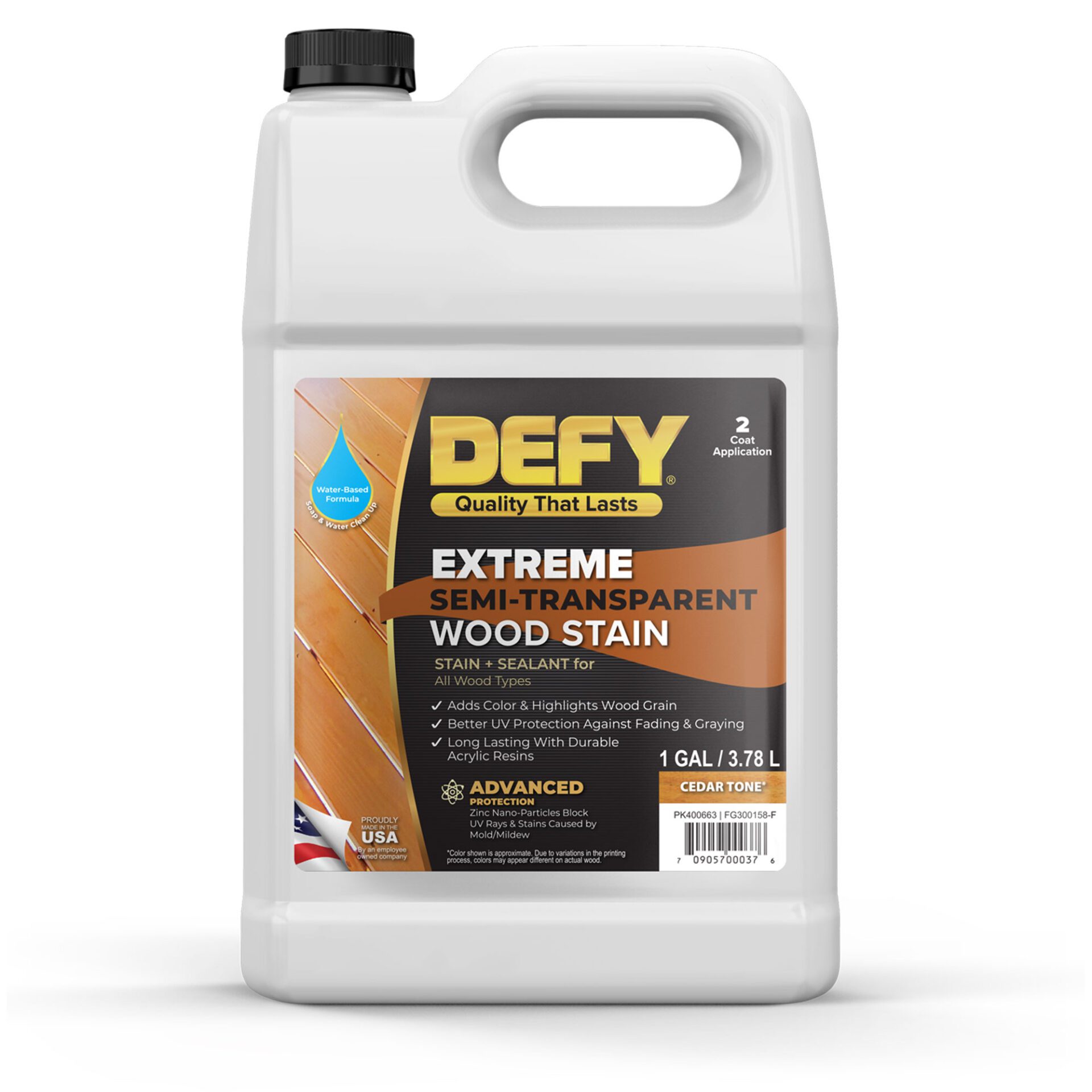 Defy Stain & Sealers for Decks, Wood, Concrete, and Masonry