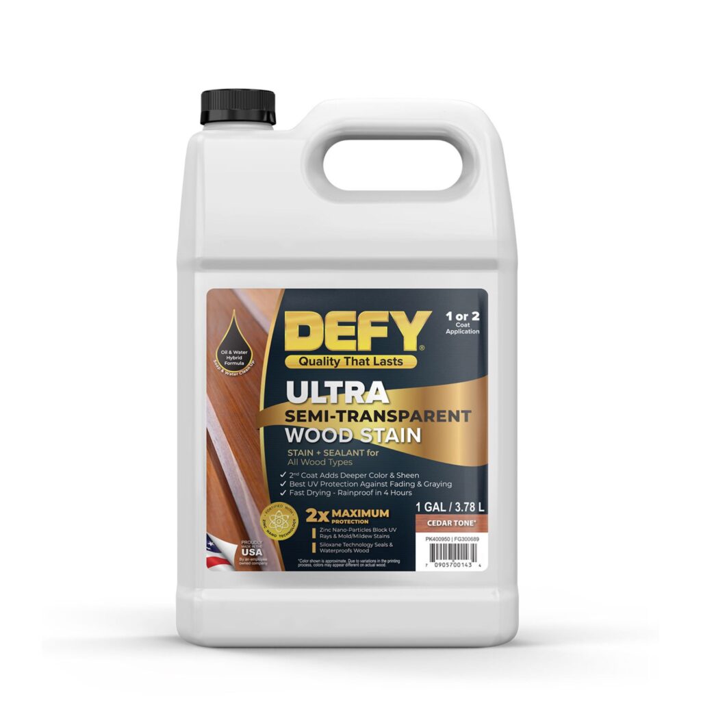 Defy Stain & Sealers for Decks, Wood, Concrete, and Masonry